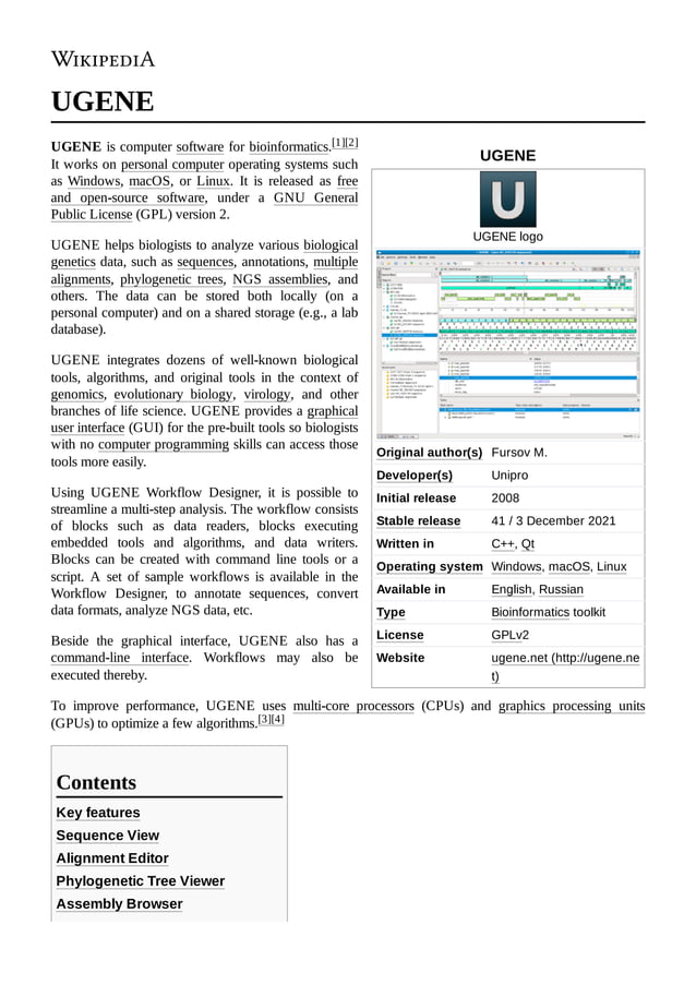 Ugene | PDF