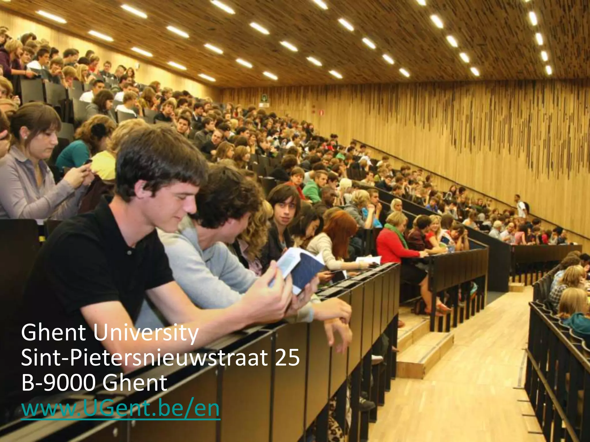 Ghent University presentation | PPTX