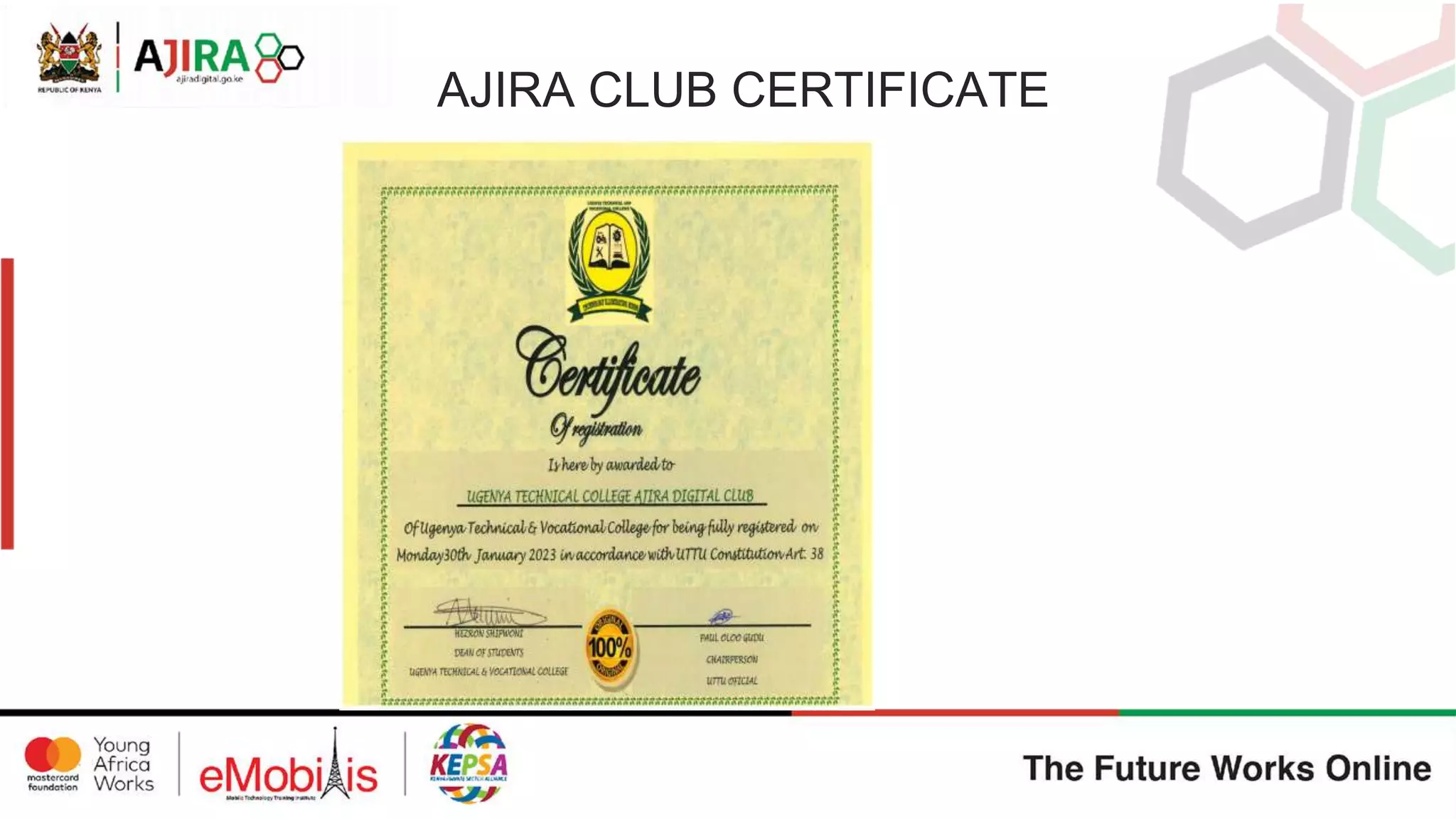 Ugenya TVC Ajira Club.pptx