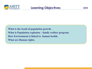 Human Population and the Environmental s | PPTX