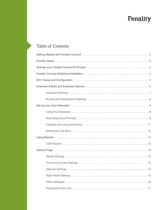 Fonality Connect User Guide | PDF
