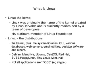 Free and Open Source Sofware in the Herbarium | PPT