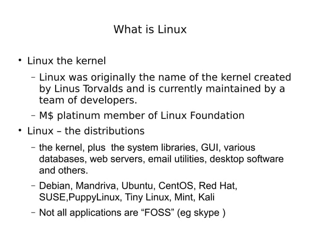 Free and Open Source Sofware in the Herbarium | PPT | Free Download