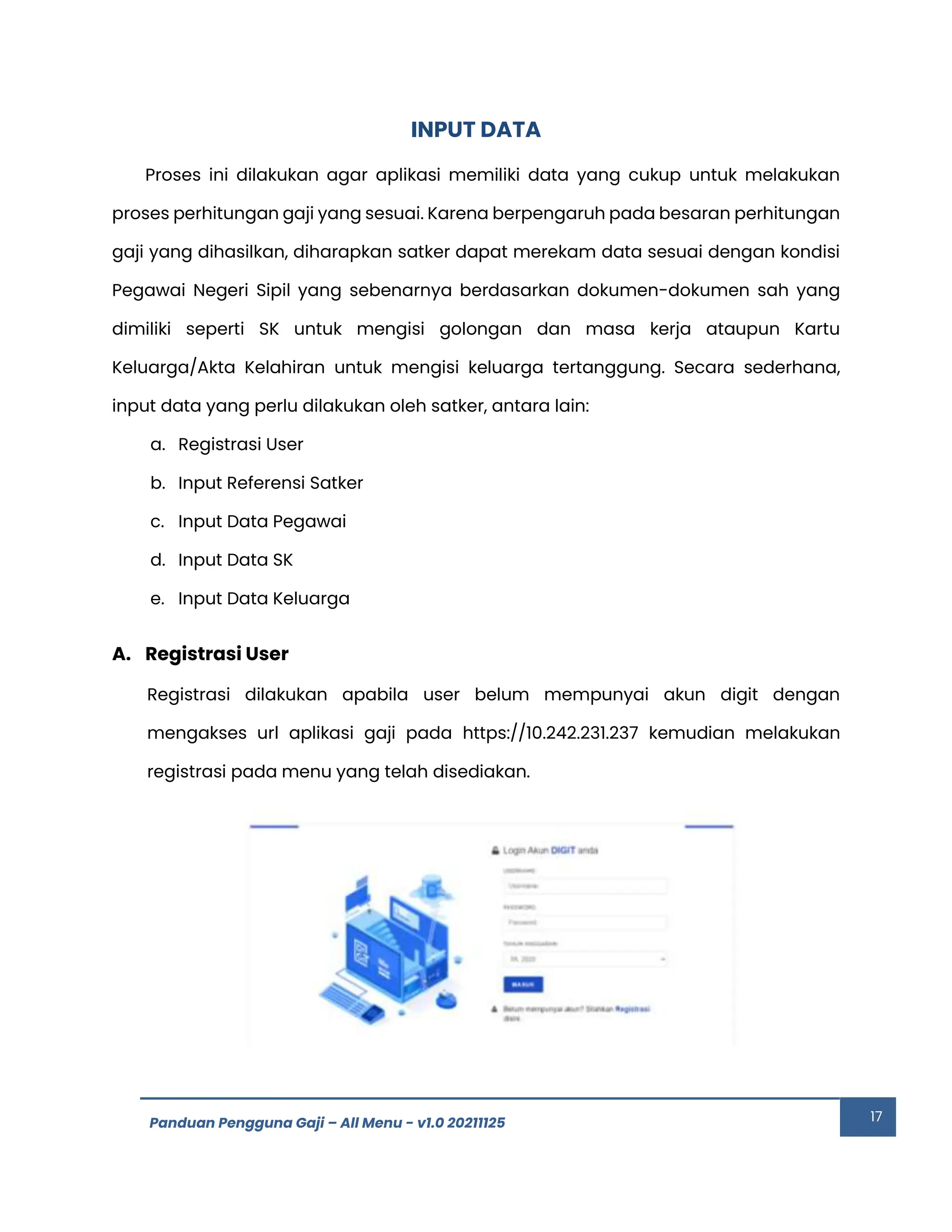 Aplikasi GAJIWEB Kemenkeu Untuk SATKER_v1.0 | PDF