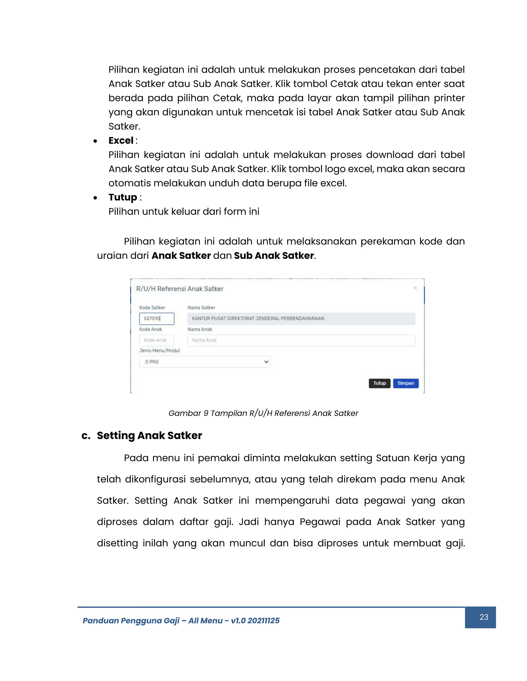Aplikasi GAJIWEB Kemenkeu Untuk SATKER_v1.0 | PDF