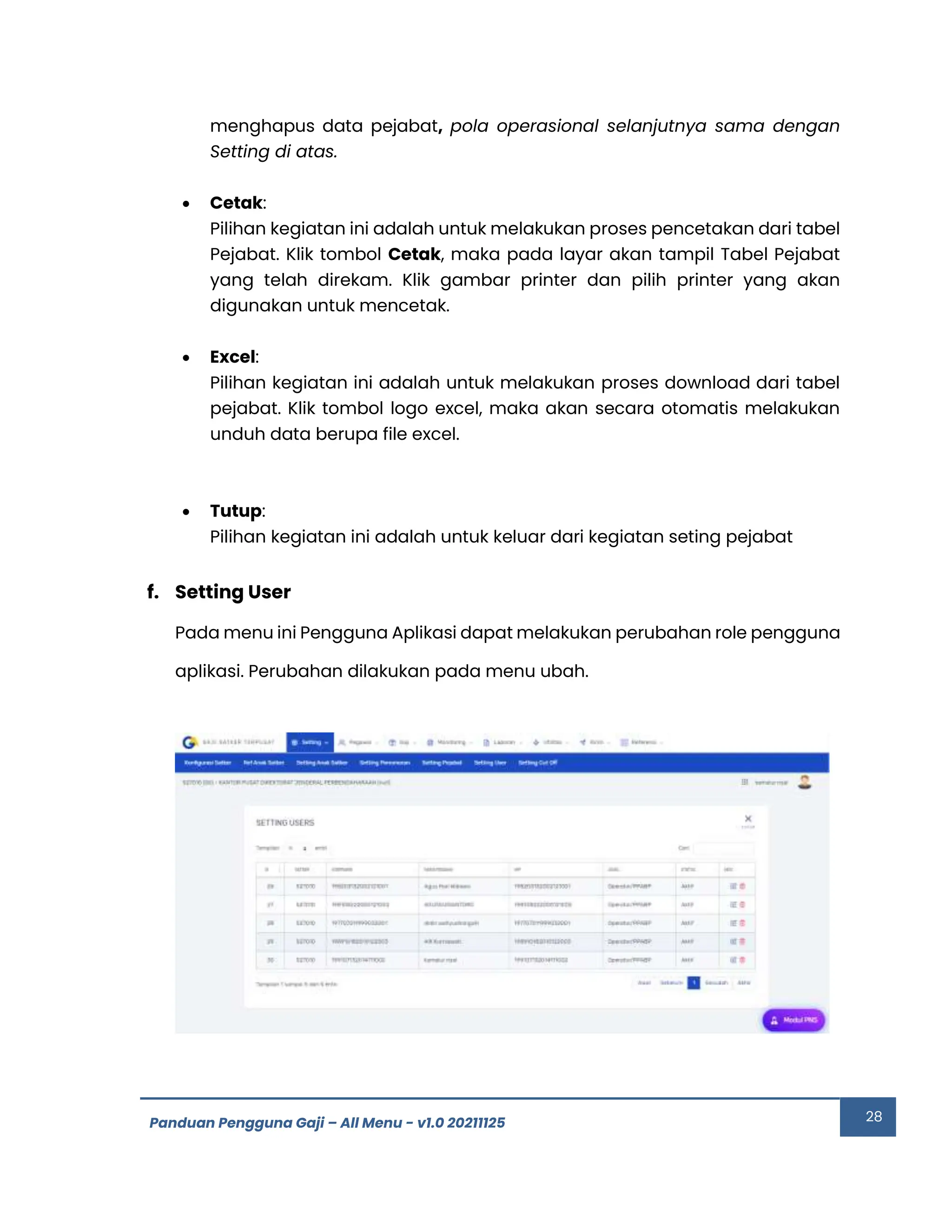 Aplikasi GAJIWEB Kemenkeu Untuk SATKER_v1.0 | PDF