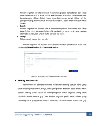 Aplikasi GAJIWEB Kemenkeu Untuk SATKER_v1.0 | PDF