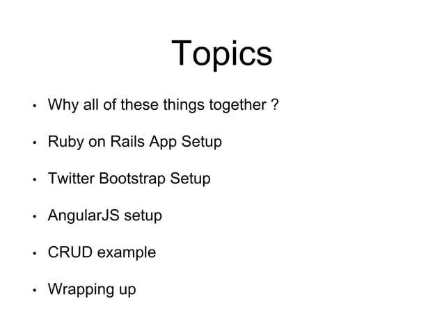 Ruby On Rails Angularjs Twitter Bootstrap Ppt 7447