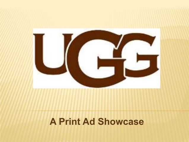 Ugg: The Beach Boots | PPTX