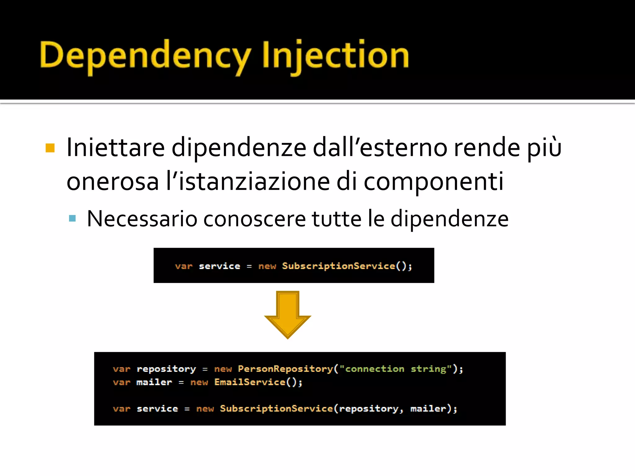 Dependency Injection and Inversion Of Control | PPTX