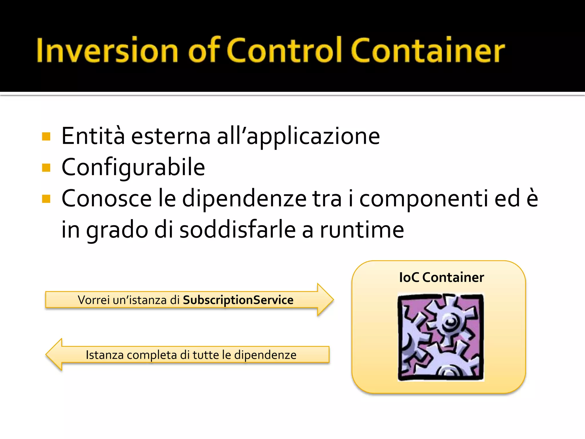 Dependency Injection and Inversion Of Control | PPTX