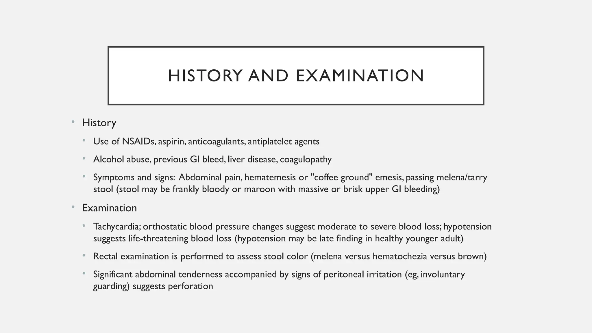 diagnosis and management of Upper GI bleeding | PPTX