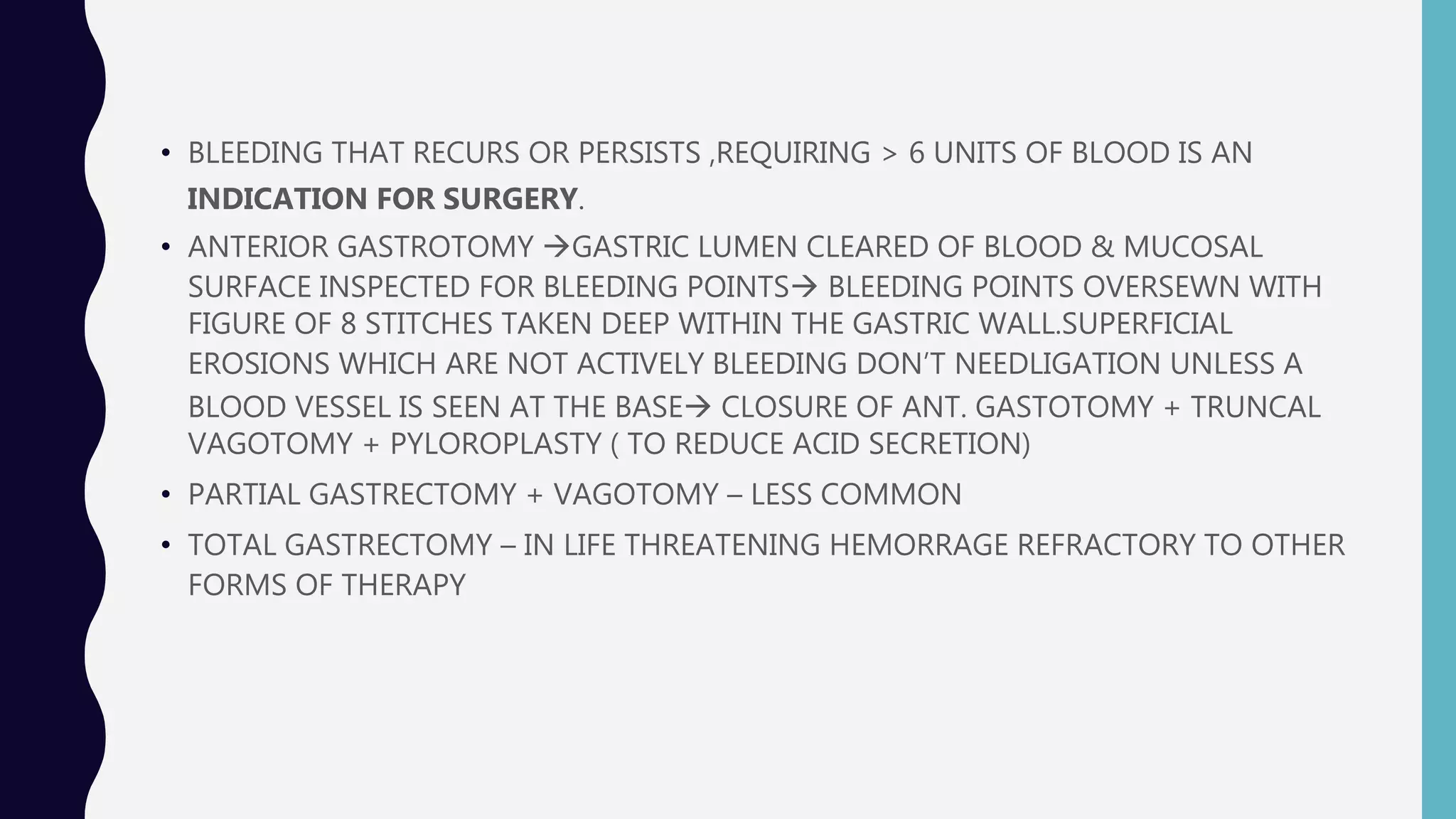 UPPER GASTROINTESTINAL BLEEDING | PPTX