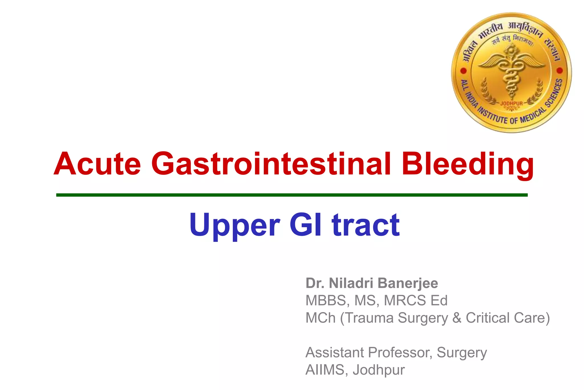 Acute Upper GI bleed.pptx