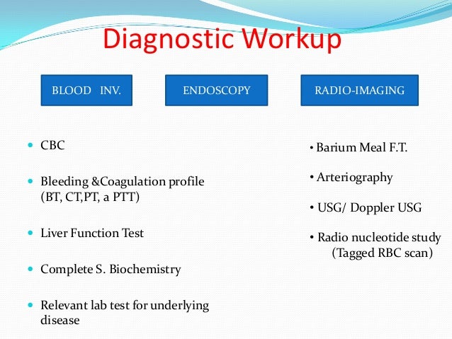 upper G I Bleed (non variceal)