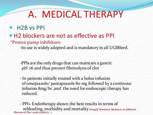 upper G I Bleed (non variceal)