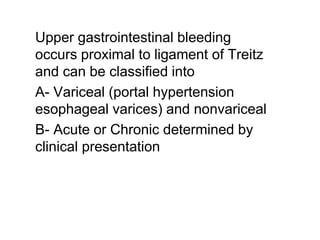 Ugi bleeding | PPTX