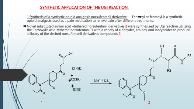 Ugi Reaction | PPTX | Chemistry | Science