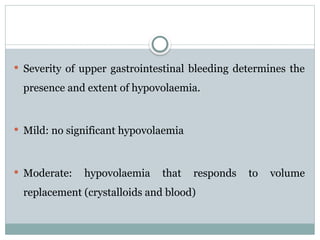 UPPER GI BLEEDING BASICS FOR UNDERGRADUATES | PPTX