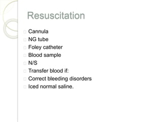 Upper gastrointestinal bleeding | PPTX