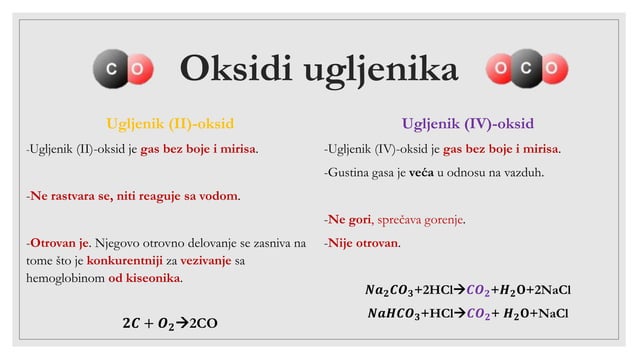 Ugljenik- Prezentacija iz hemije | PPTX | Chemistry | Science