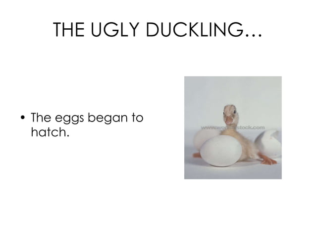 FAIRY TALES PRESENTATION: Ugly Duckling | PPT
