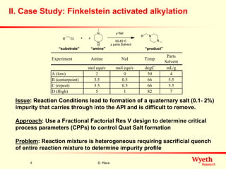 Using Dynochem to determine a suitable sampling endpoint in a DoE ...