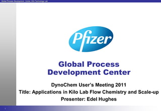 Applications in Kilo Lab Flow Chemistry and Scale-up. Edel Hughes. | PDF