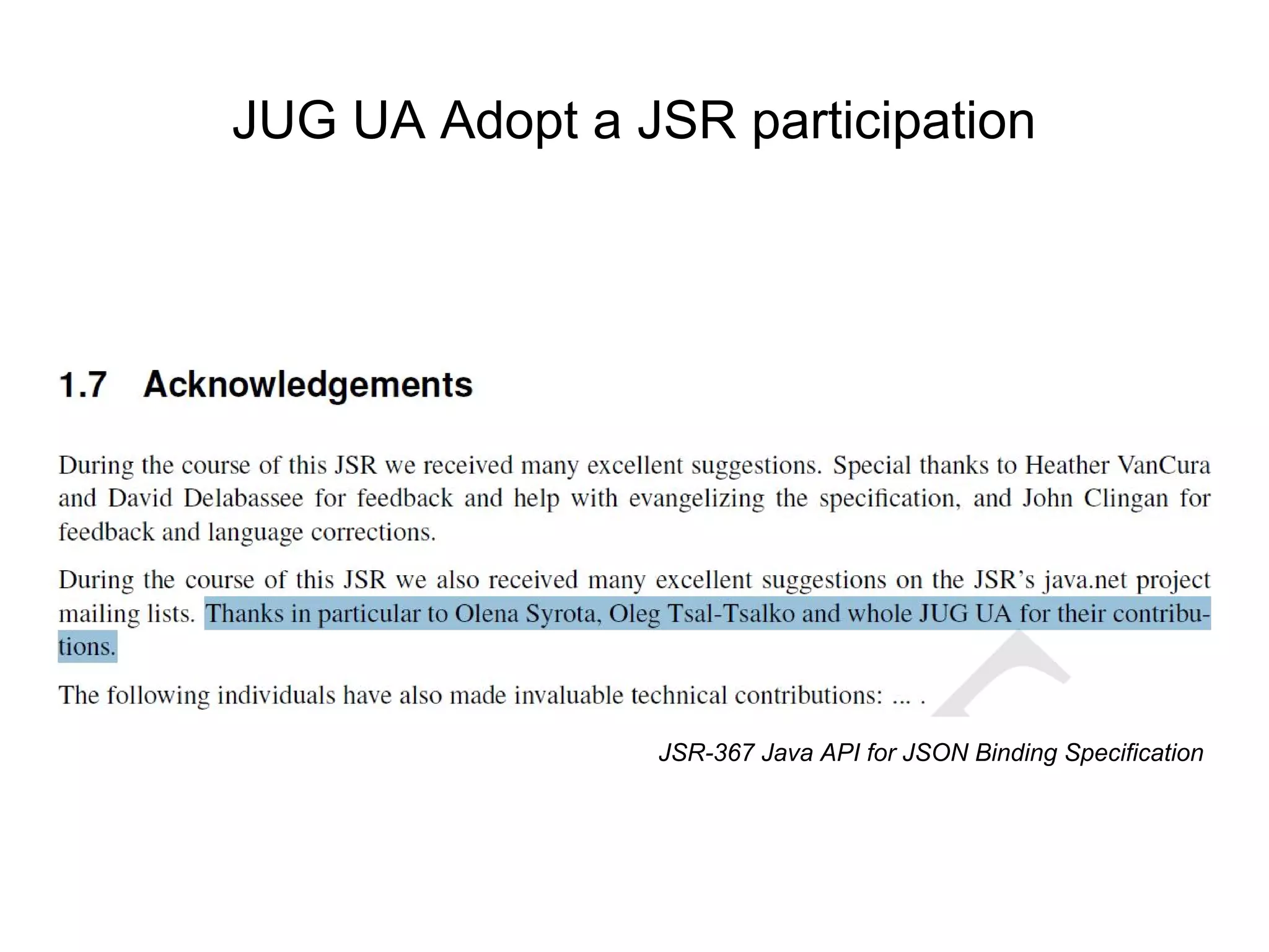 Increasing the Maturity of our Java User Groups | PPT