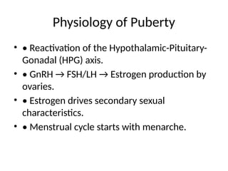 UG_MBBS_Puberty_Adolescence_Female jknjkkj. | PPTX