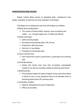 Ug mine planning | PDF