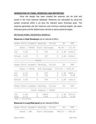 Ug mine planning | PDF