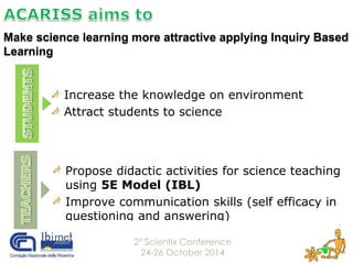 IBL for raising students’ attraction to science, Francesca Ugolini | PPT