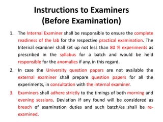 Ug practical exam | PPTX | Educational Assessment | Education