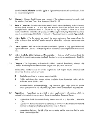 Ug project formate | PDF