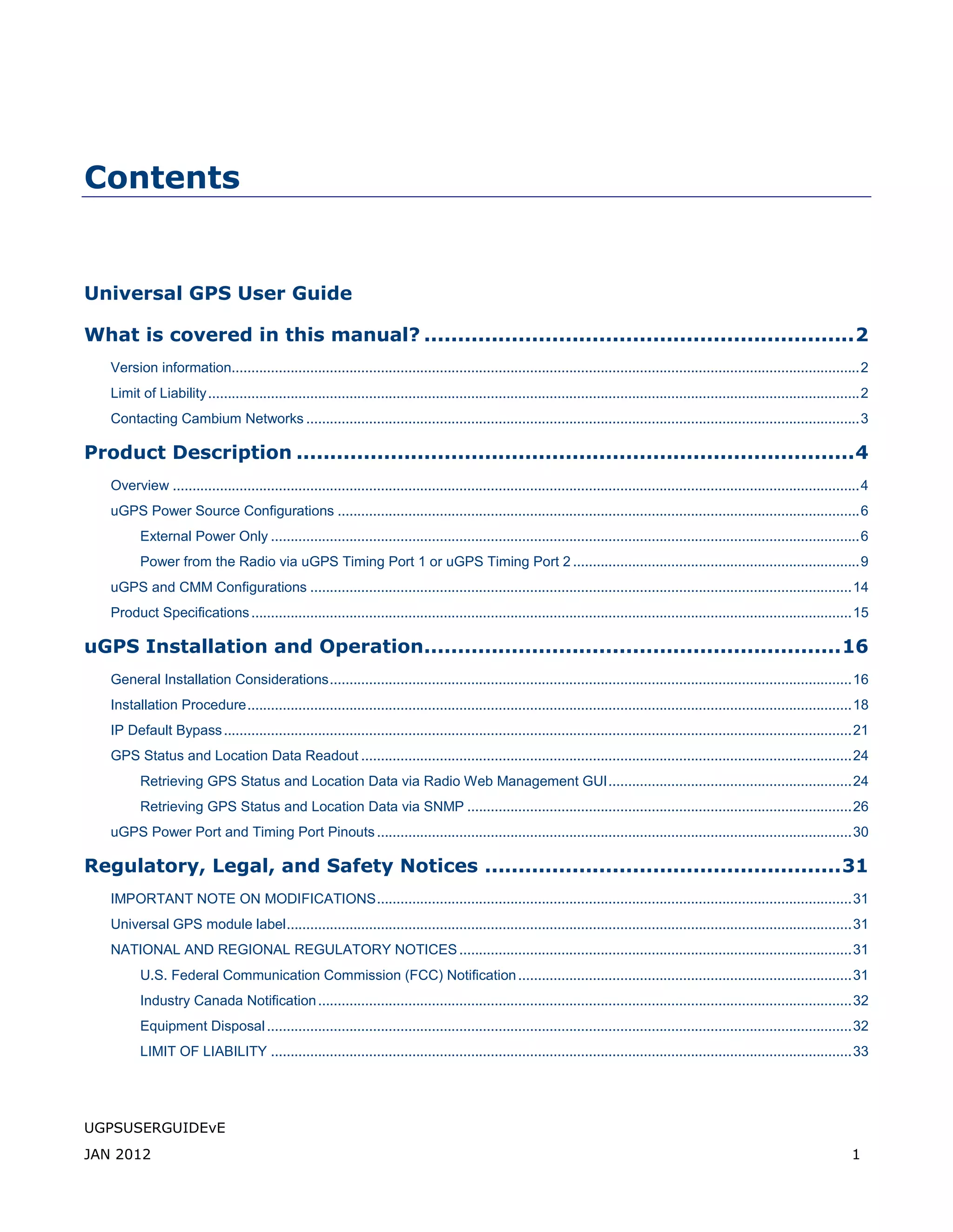 Ugps user guide_v_e | PDF