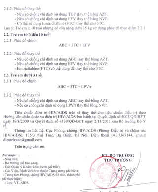 CHỈ ĐỊNH ĐIỀU TRỊ ARV | PDF