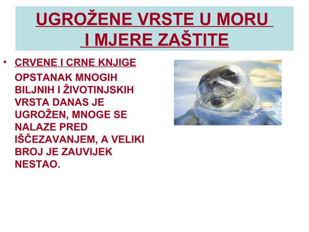 Ugrozene vrste i mjere zastite | PPT | Music | Entertainment