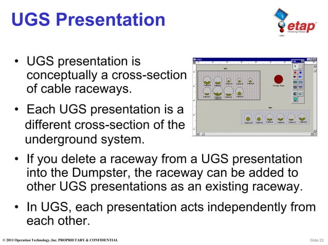 ETAP - Ugs Underground Raceway Systems | PDF