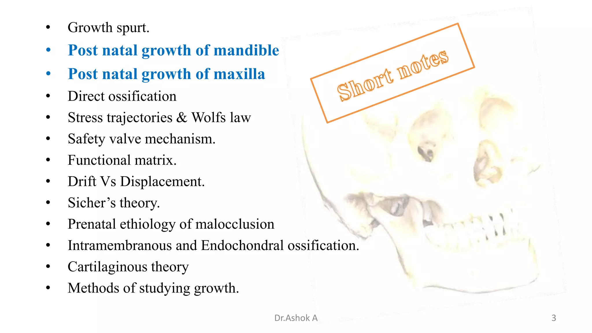 Postnatal growth of maxilla & mandible | PPTX