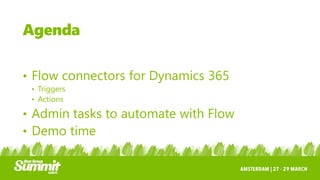 Automate Your Dynamics 365 CE Admin Tasks With Flow! | PPT