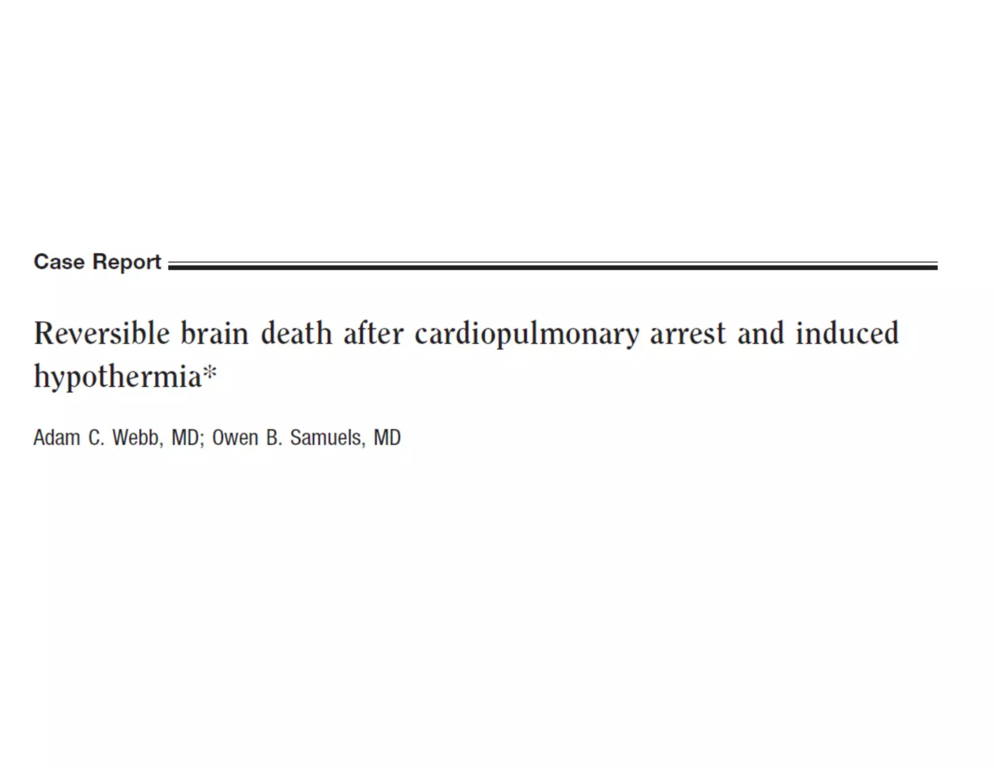 Neuro Intensive Care - Prognostication post Cardiac Arrest: Sara Gray | PDF