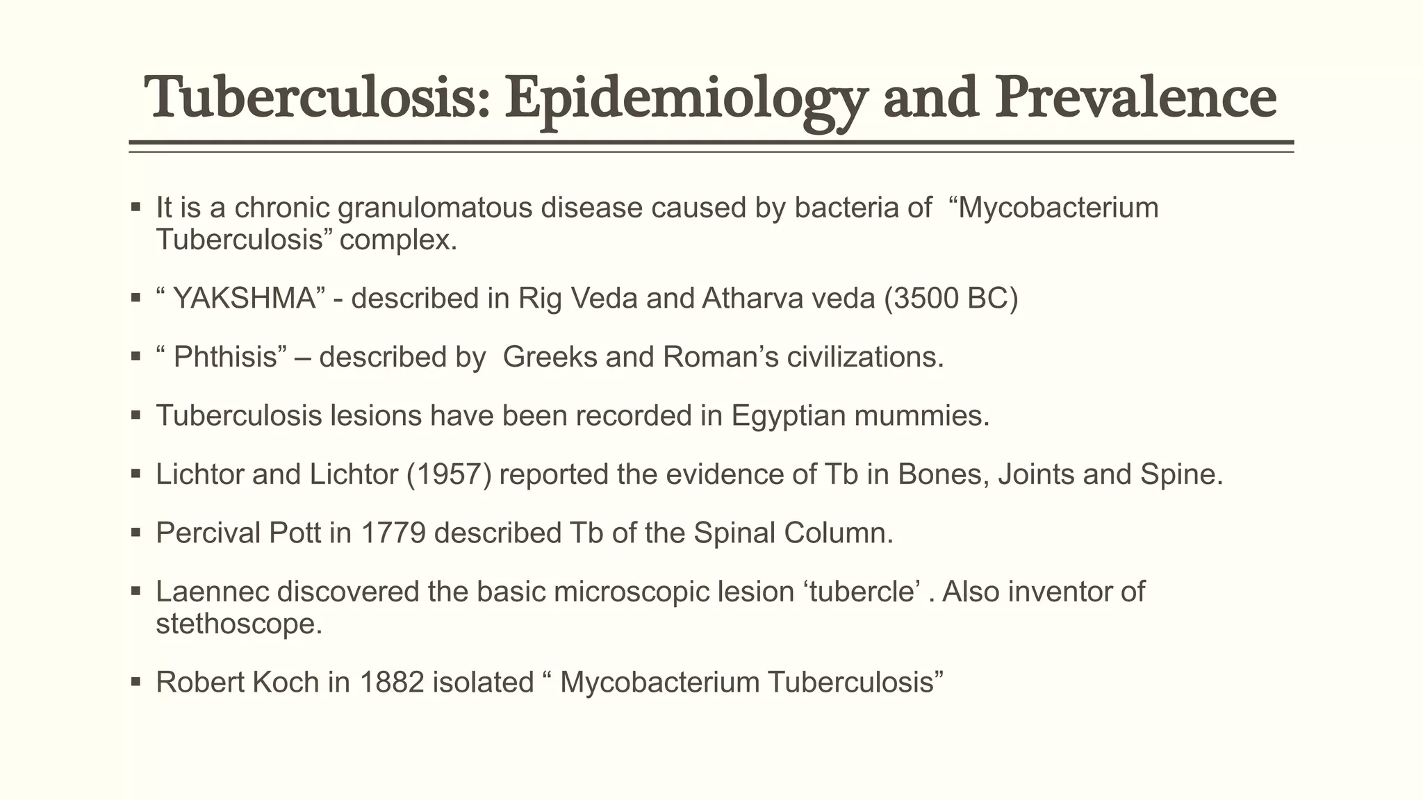 tuberculosis of the skeletal system | PPTX