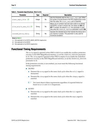 Altera Fifo User Guide | PDF