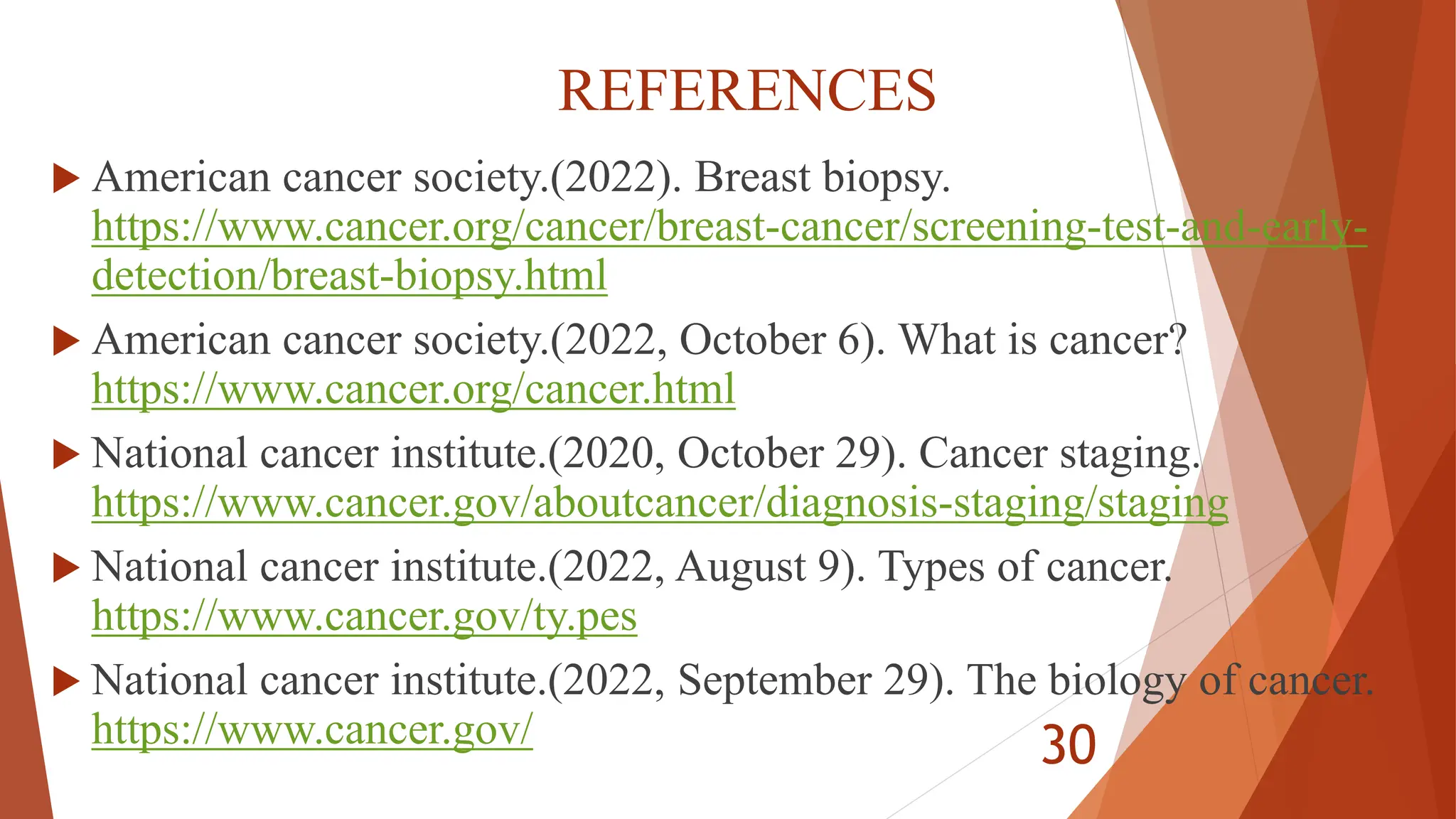 Cancer: a disease of medical significance | PPTX