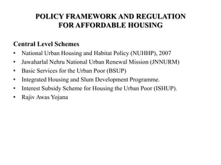 Affordable Housing in India | PPTX