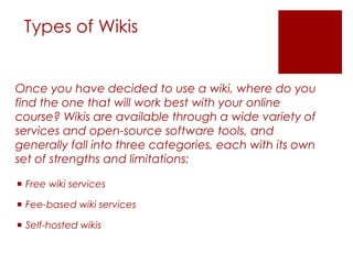 Twitter and Wiki Lecture | PPT