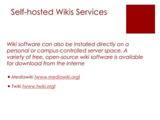 Twitter and Wiki Lecture | PPT