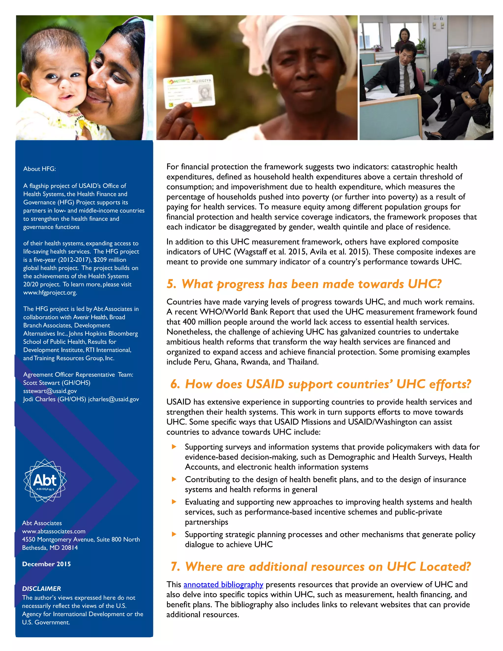 Universal Health Coverage: Frequently Asked Questions | PDF