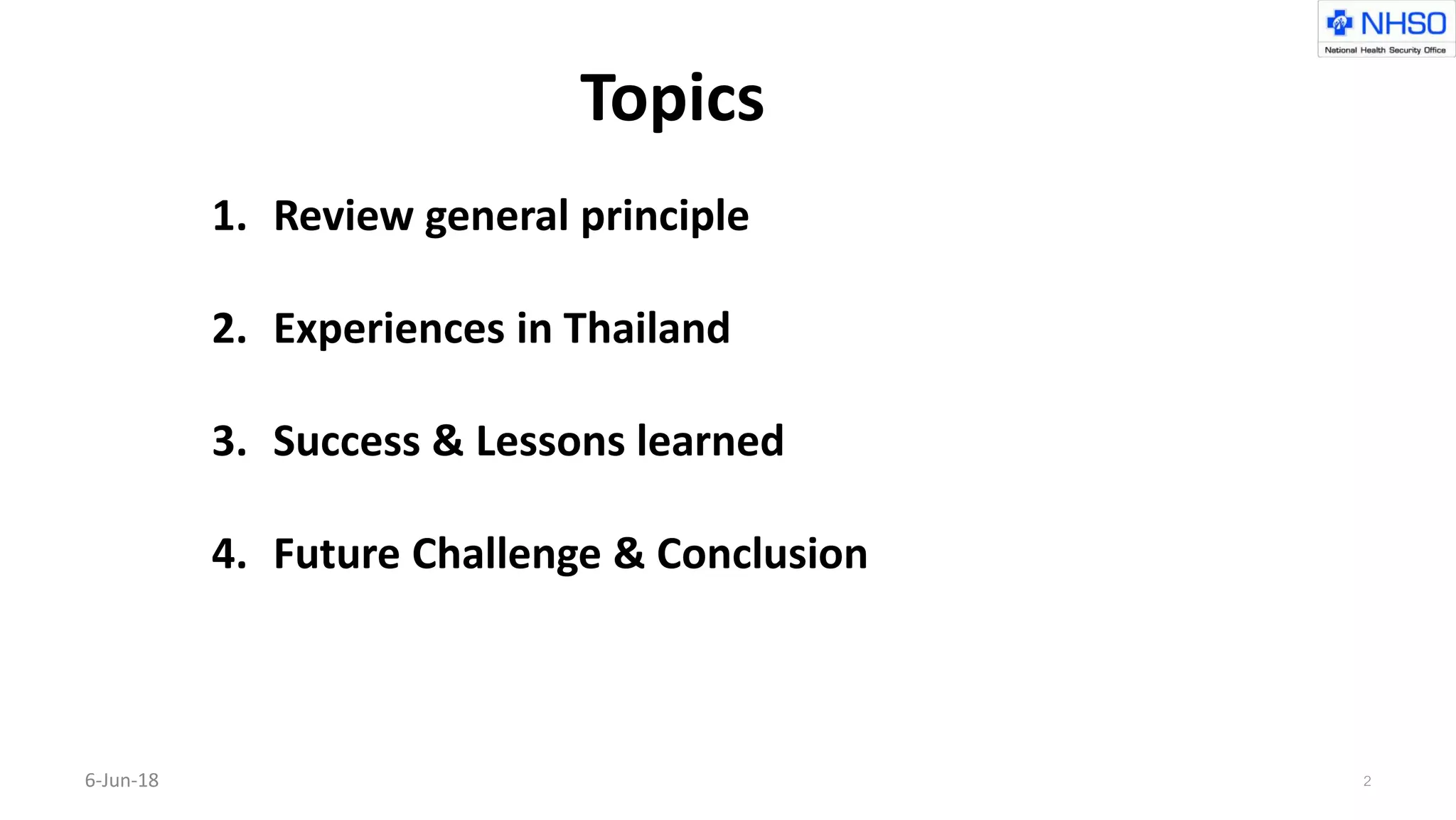 UHC lesson learn Thailand | PPT